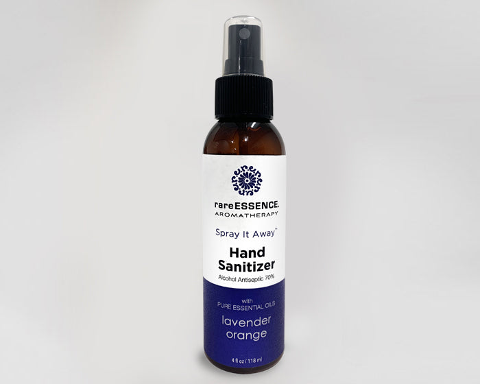 Rare Essence Lavender Orange Essential Oil Hand Sanitizer Spray 4oz